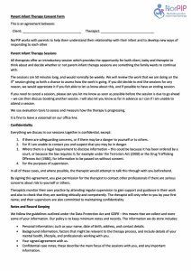 Consent Form Therapy NORPIP – Parent-Infant Foundation